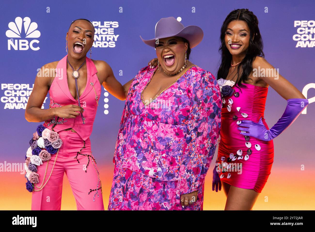 Nashville, USA. 26th Sep, 2024. Trea Swindle, Danica Hart and Devynn ...