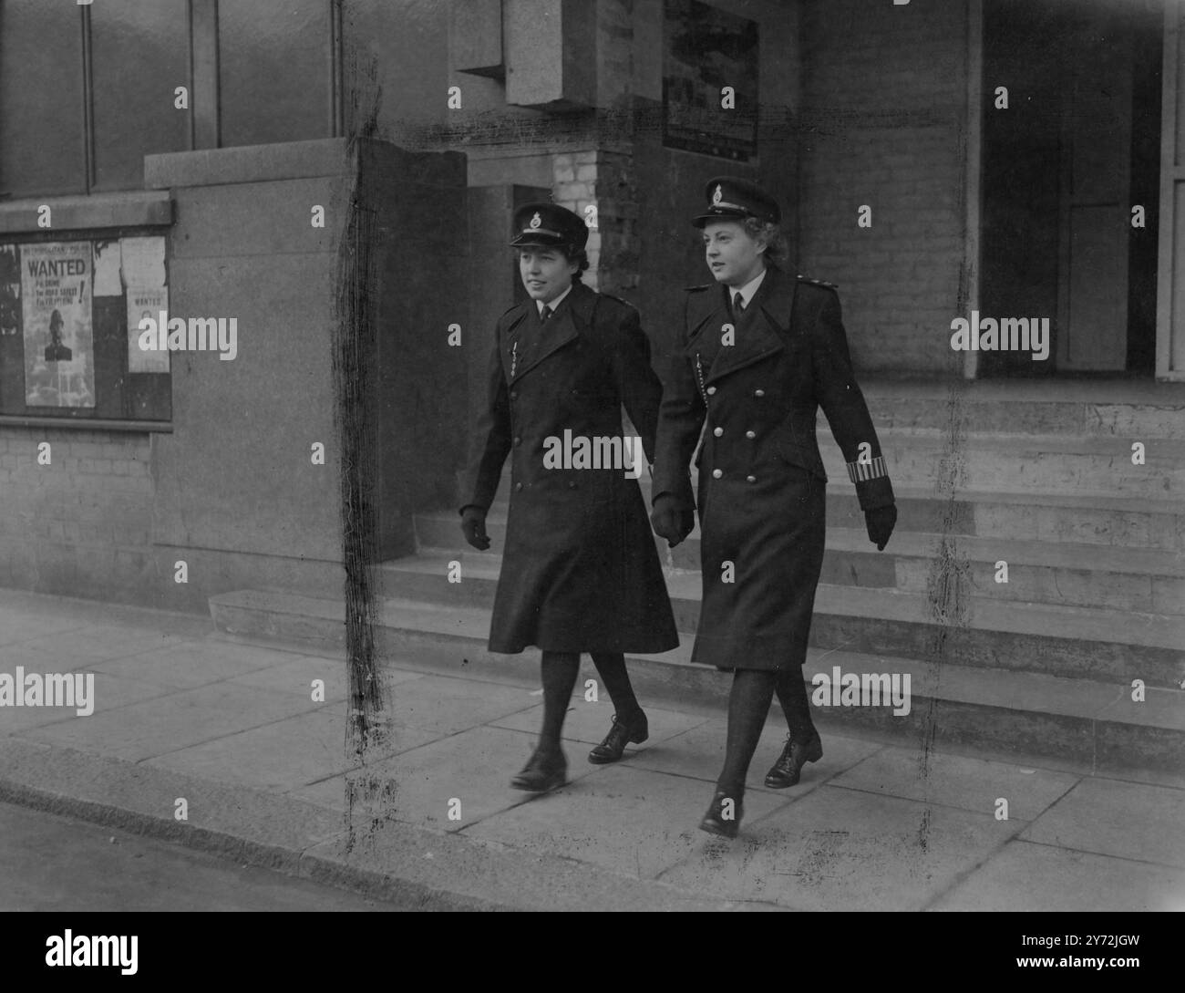 Police Officer Dorothy Shepherd, who stars in a police recruiting film ...