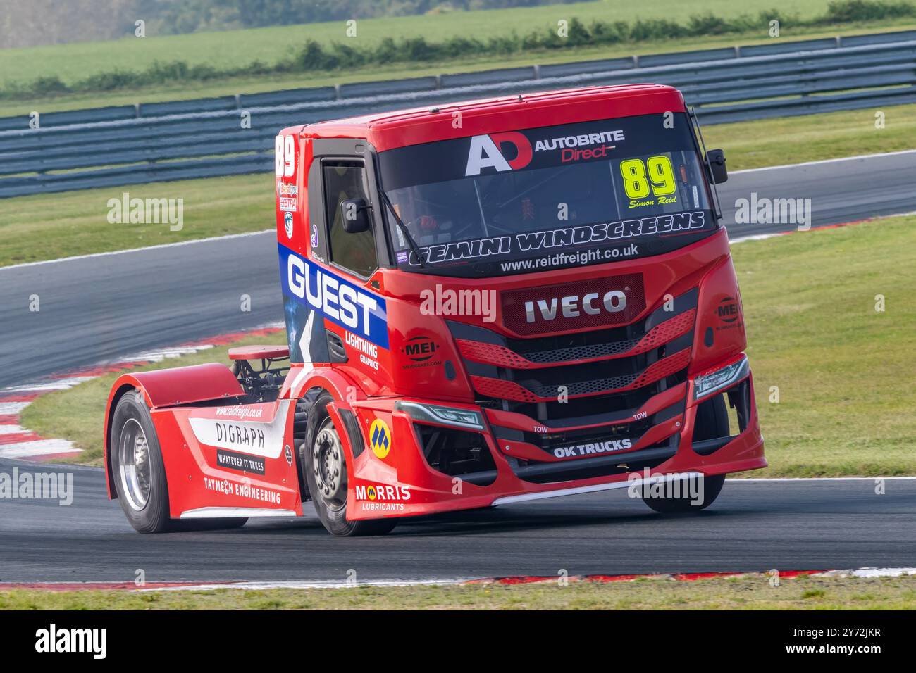 Simon Reid in his Reid Transport IVECO Stralis during the 2023 British ...