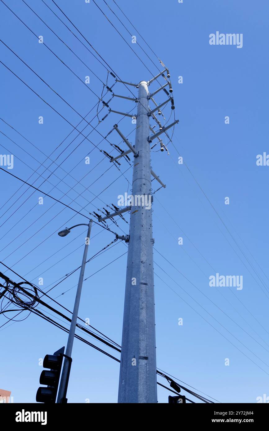 : Photos featuring power lines, street corners, and cars with a clear ...