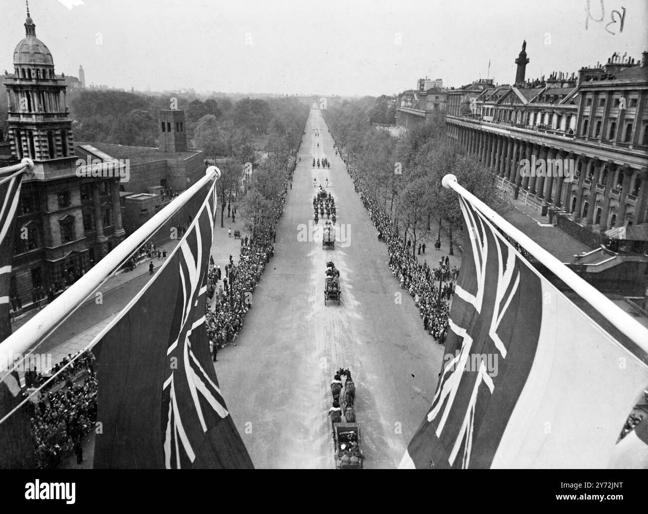 London turned out in strength to give a right Royal welcome to the King ...