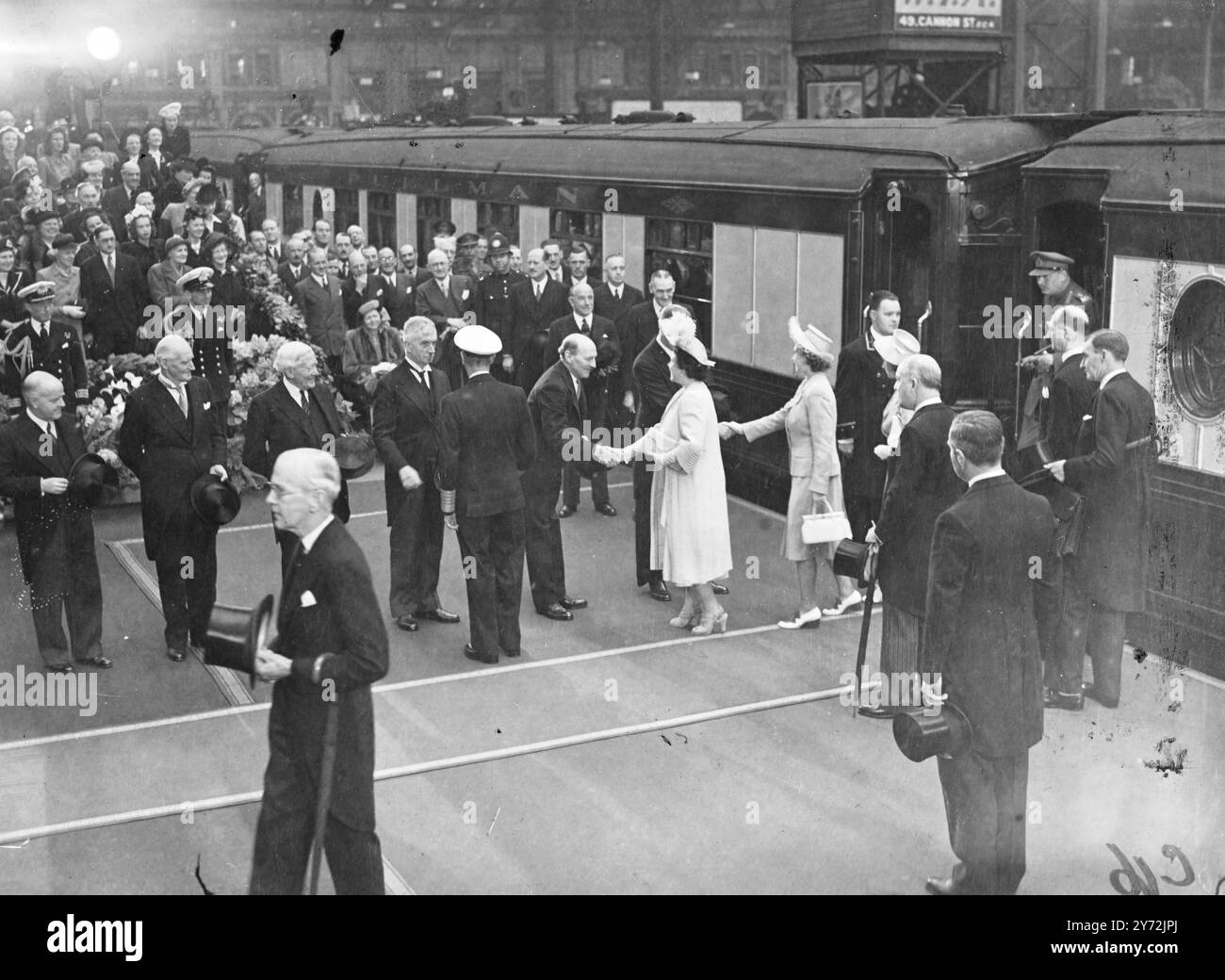 London turned out in strength to give a right Royal welcome to the King ...