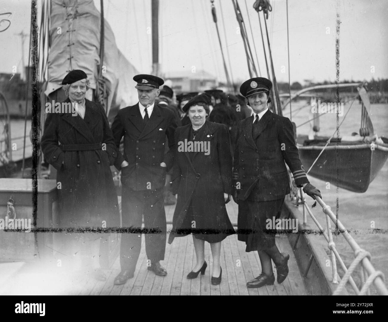 Members of the Girls 'Nautical Training Corps are obtaining first-hand ...
