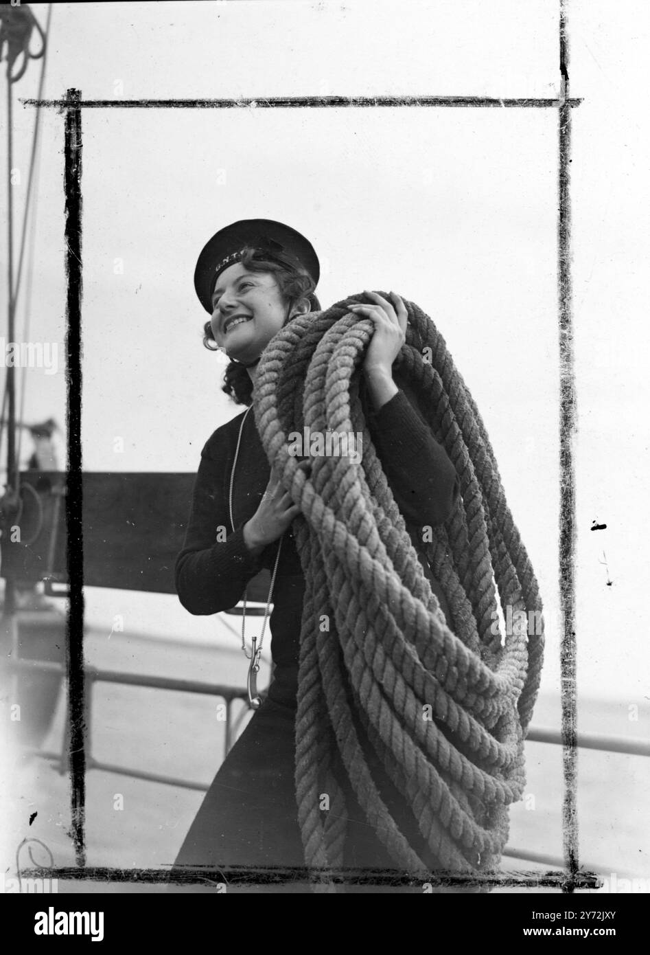 Members of the Girls 'Nautical Training Corps are obtaining first-hand ...