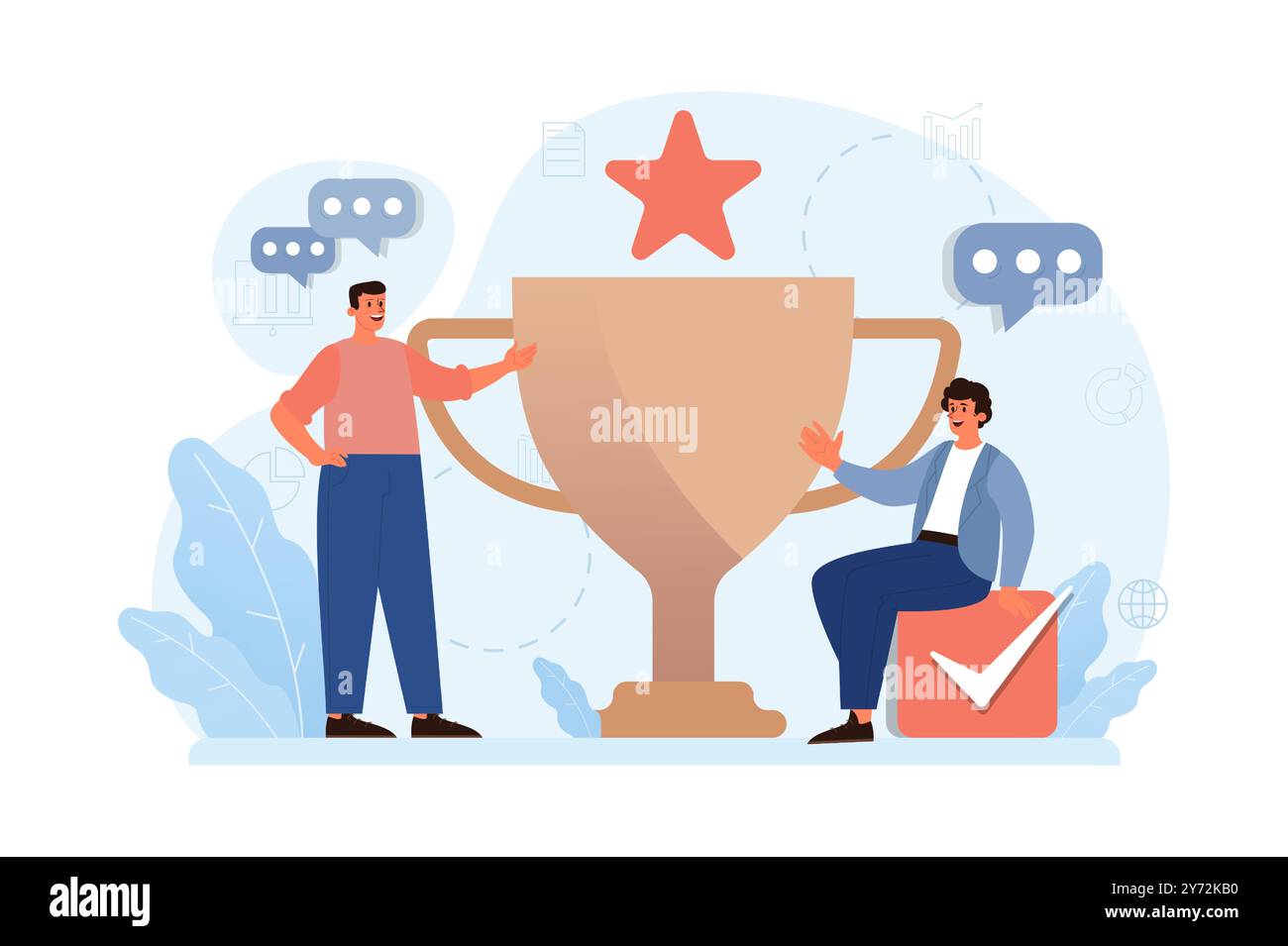 Group of people celebrating an overall victory. Teamwork or friends ...