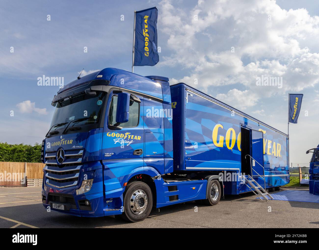 2013 Mercedes-Benz Actros Goodyear transporter at the 2023 British ...