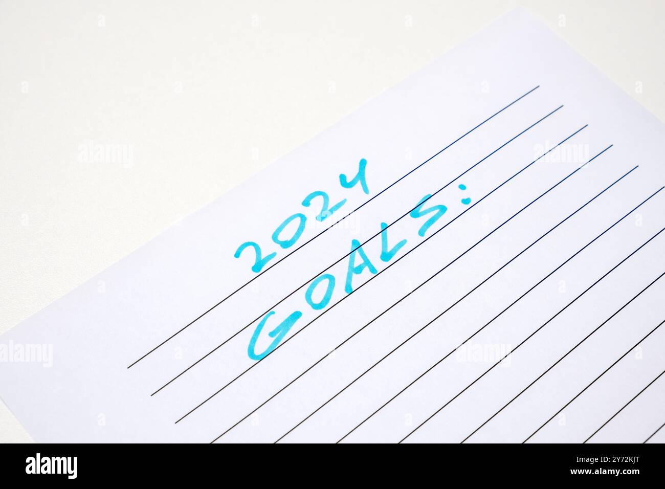 Inscription new year goals hi-res stock photography and images - Alamy