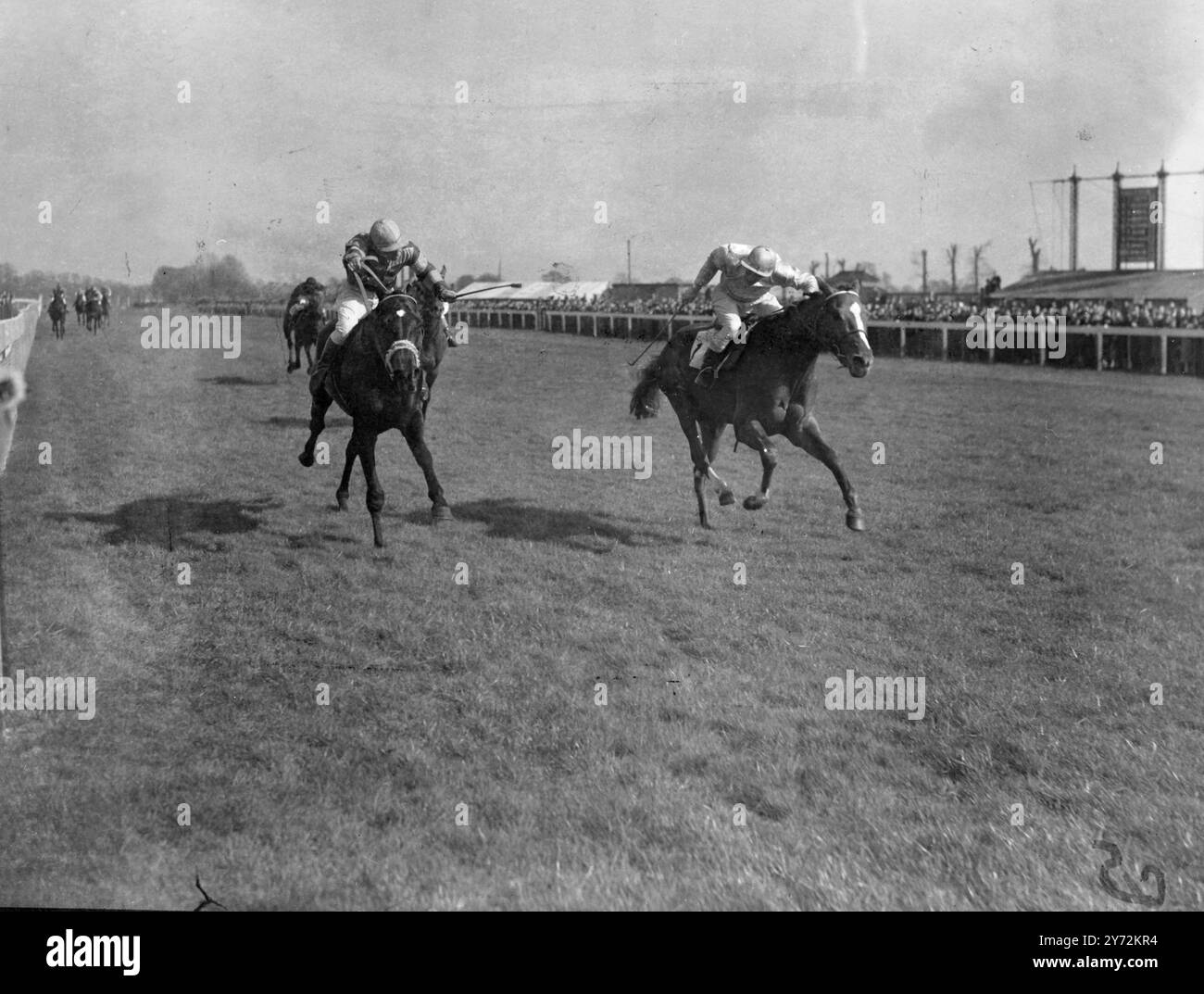 1940s track horse races man hi-res stock photography and images - Alamy