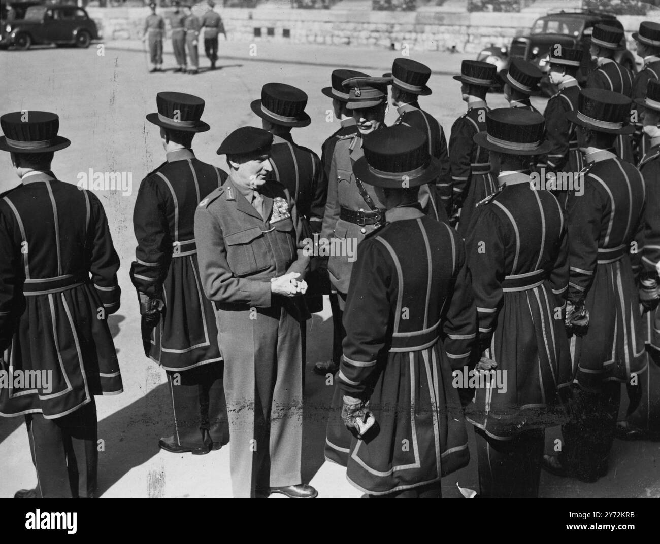 Field Marshal Viscount Montgomery of Alamein, chief of the Imperial ...