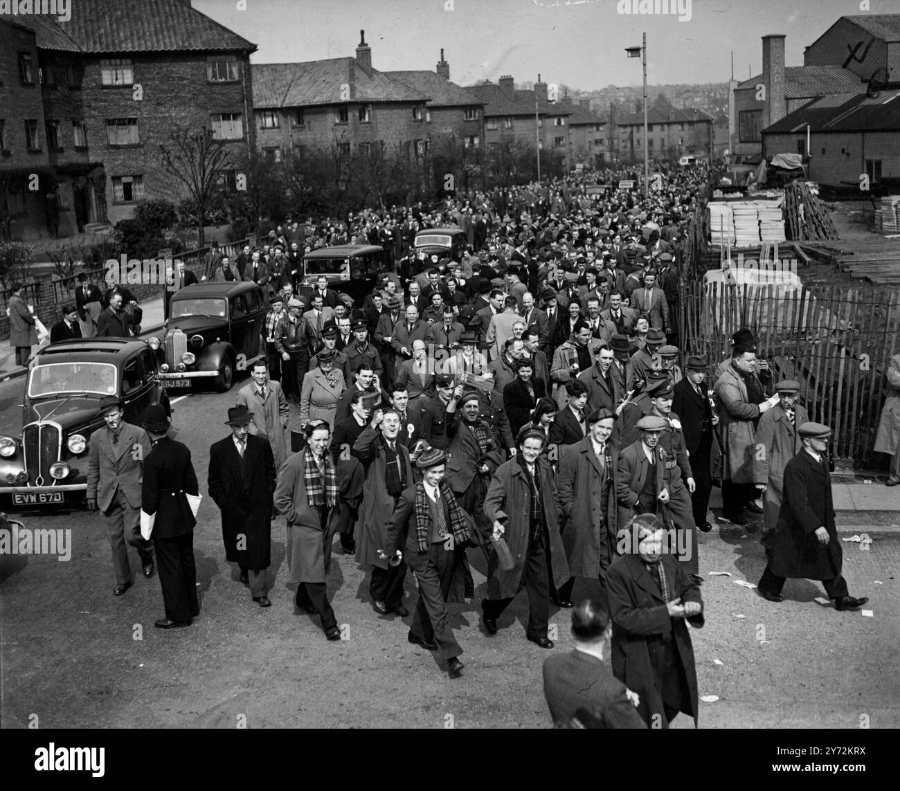 Wembley Stadium, London, was packed to capacity this afternoon with ...