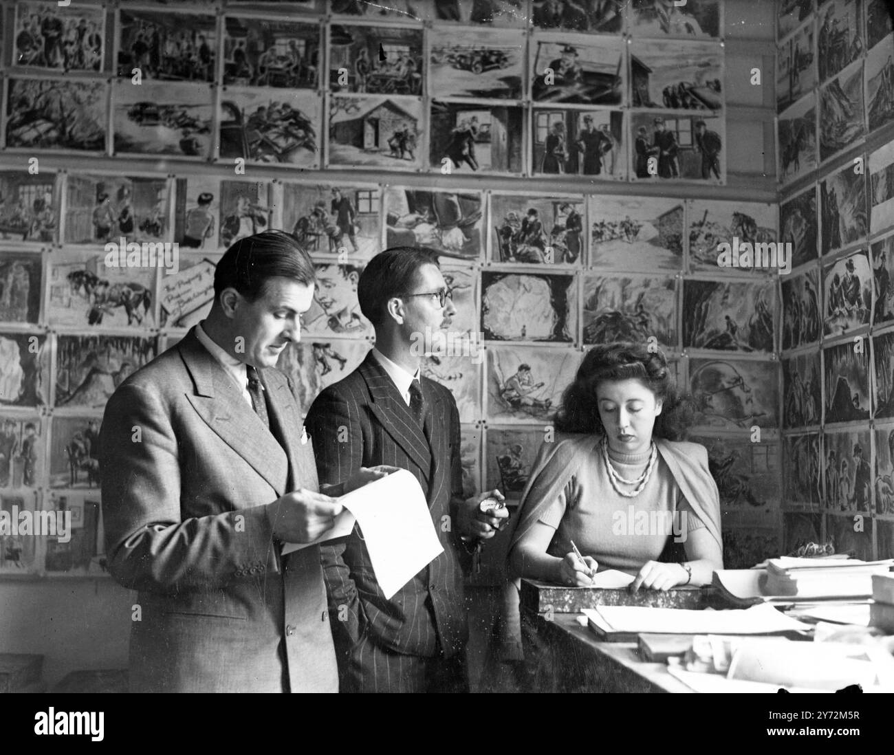 At times studio staffs are experts in illusory effects. Here, David ...