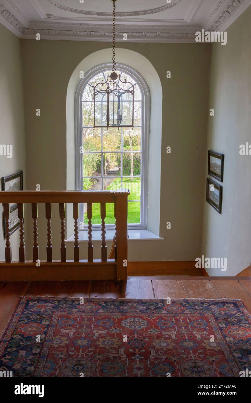 First floor landing and rear window, Cawsey House, South Street, Great ...