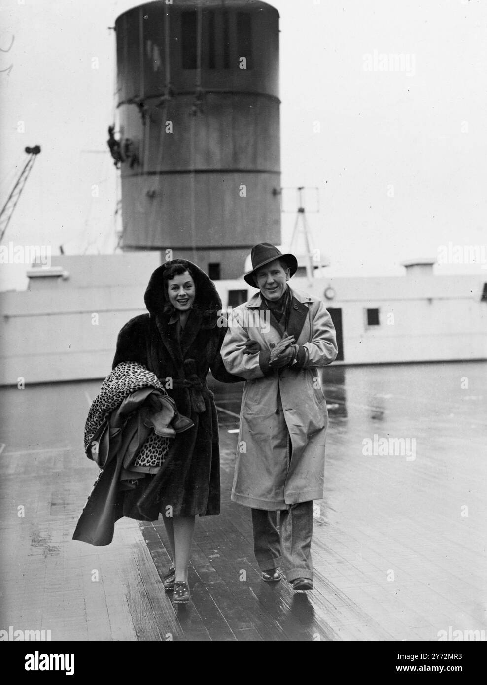 Paulette Goddard and her husband Burgess Meredith, were among the ...
