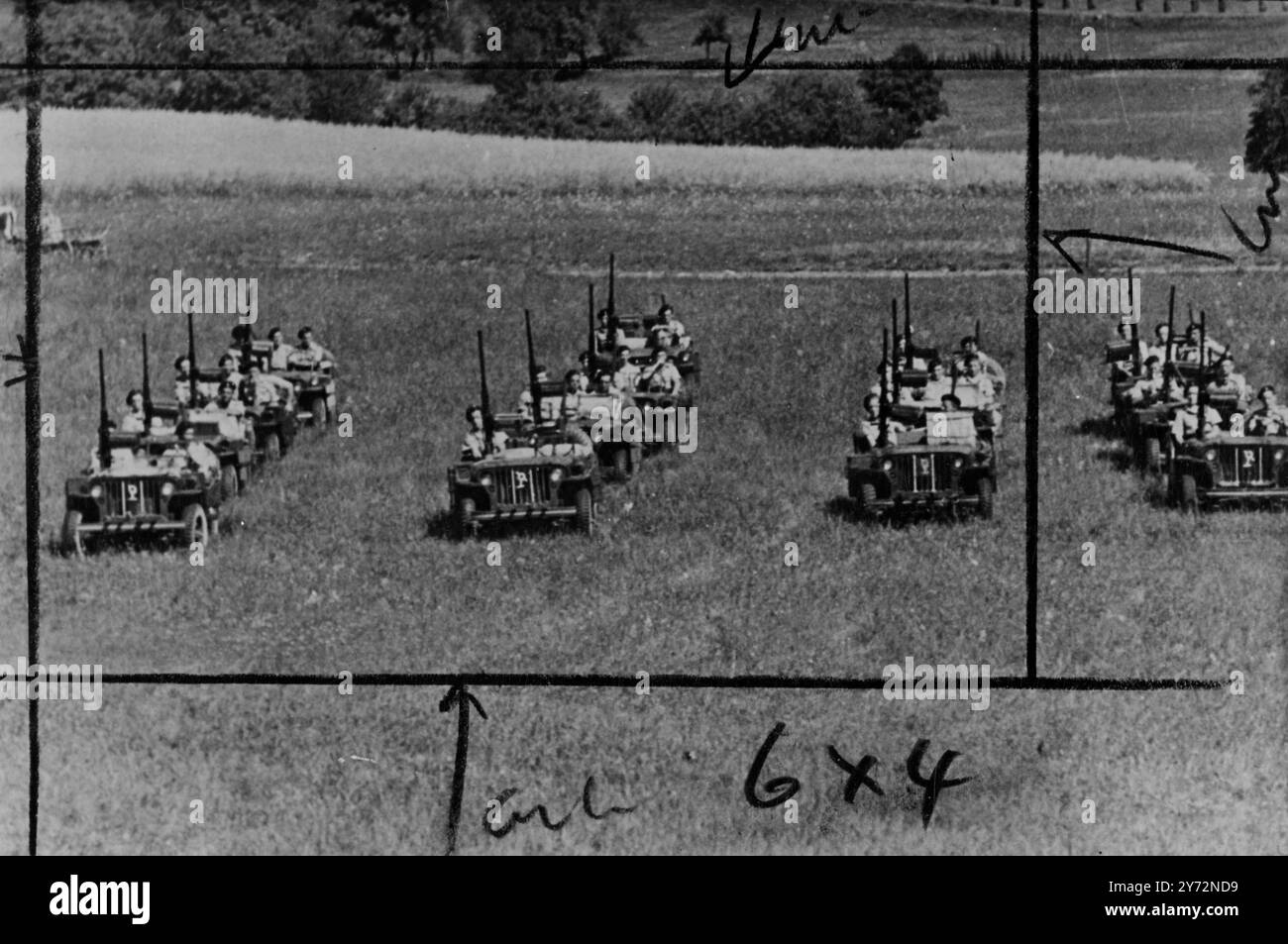 Popski's Private Army celebrated VE day in an Italian cornfield Stock ...