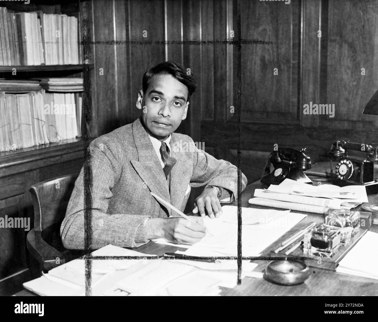 First Indian public relations officer. Mr Sudhir Ghosh recently arrived ...