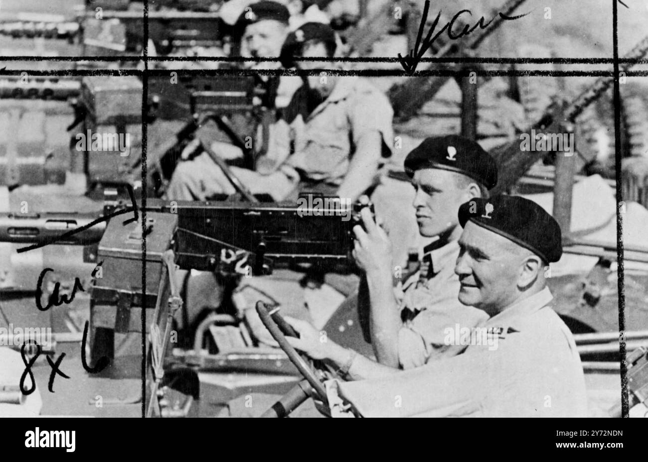 Popski gets ready to lead his gallant army in a victory Day parade ...