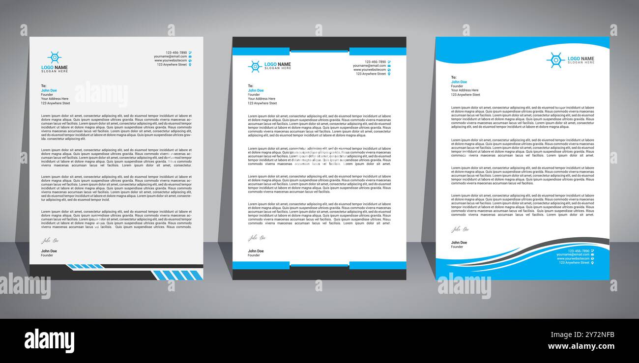 Corporate branding identity template Stock Vector Images - Alamy