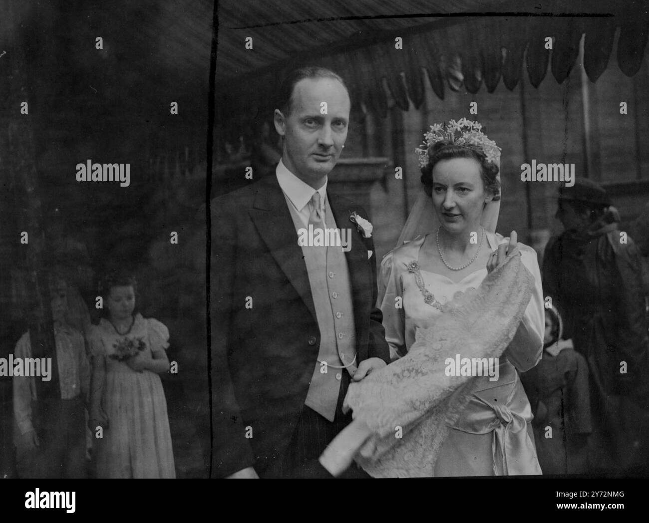 Today's wedding. Mr Simon Buxton. Second son of the late Commander B ...