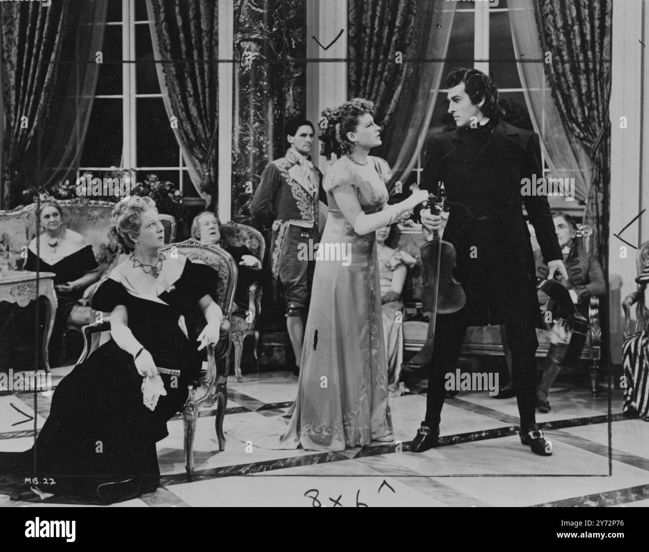 Magic Bow. Stuart Grainger and Phyllis Calvert Stock Photo - Alamy