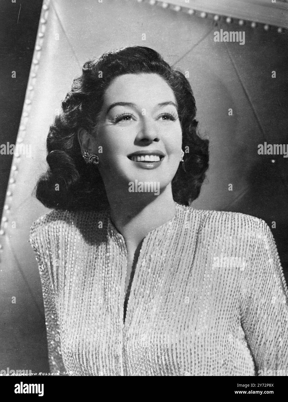 Rosalind Russell wins 'Best Diction' award. Rosalind Russell, Columbia ...