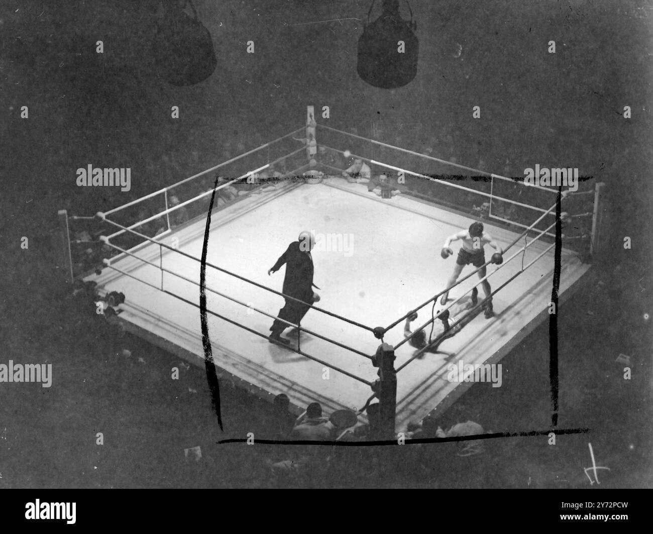 Paterson wins in seven rounds. Jackie Paterson, of Glasgow, won his ...