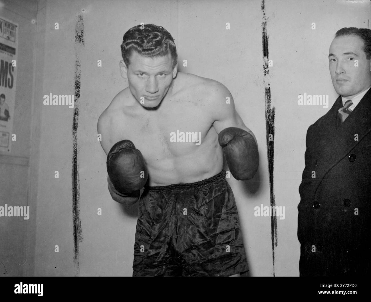 Here to fight. Enrico Bertola, cruiserweight champion of Italy ...