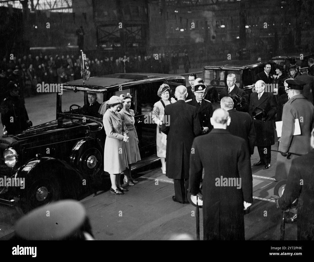 The Royal tour. The King and Queen, accompanied by Princess Elizabeth ...