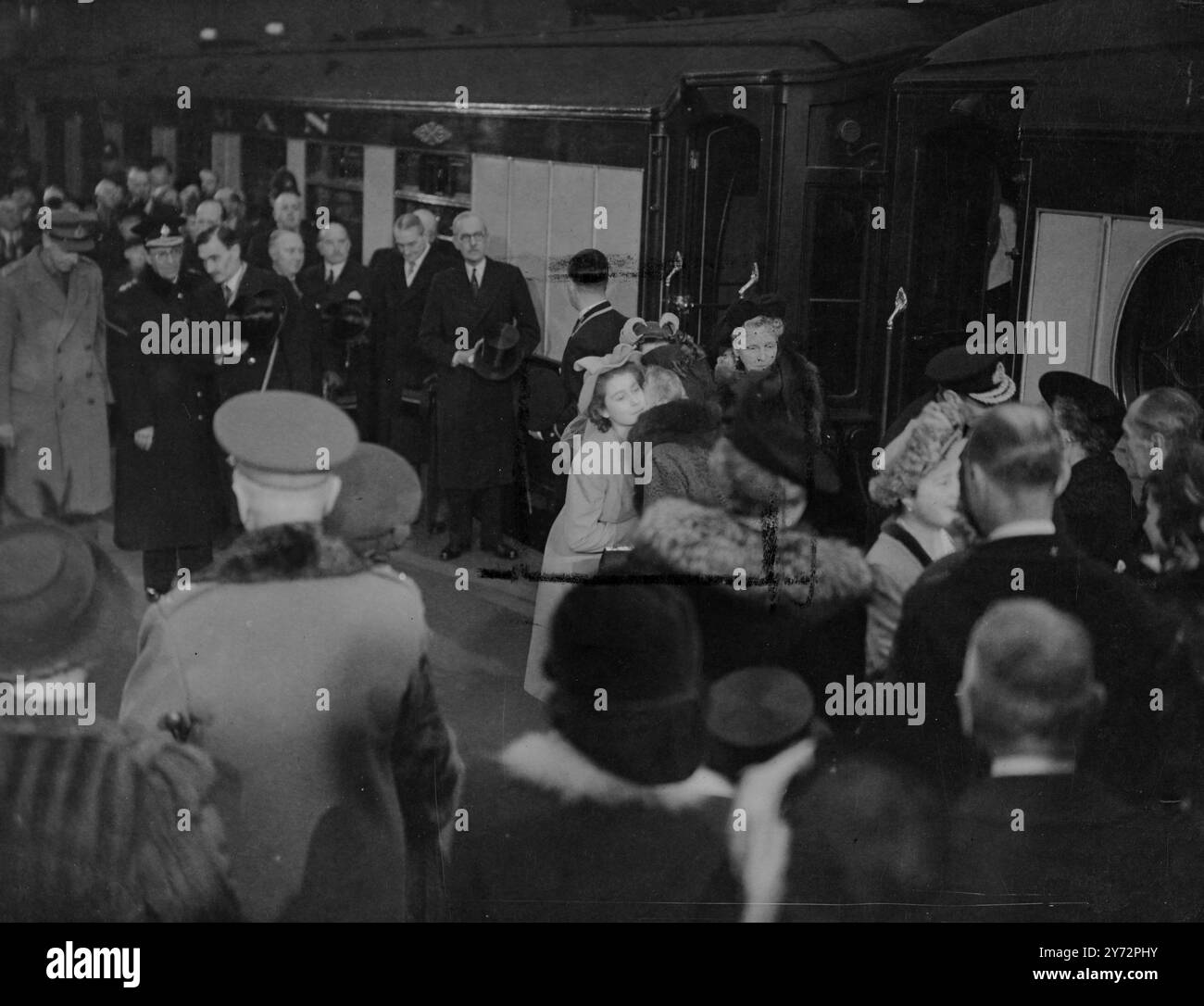 The Royal tour. The King and Queen, accompanied by Princess Elizabeth ...