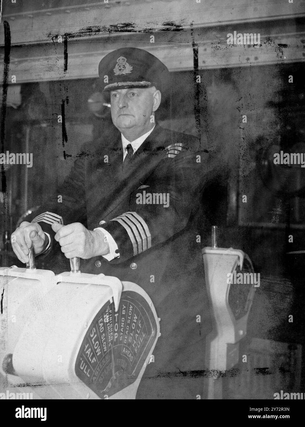 Captain C M Ford takes over the 'Q E'. Captain C M Ford has taken over ...