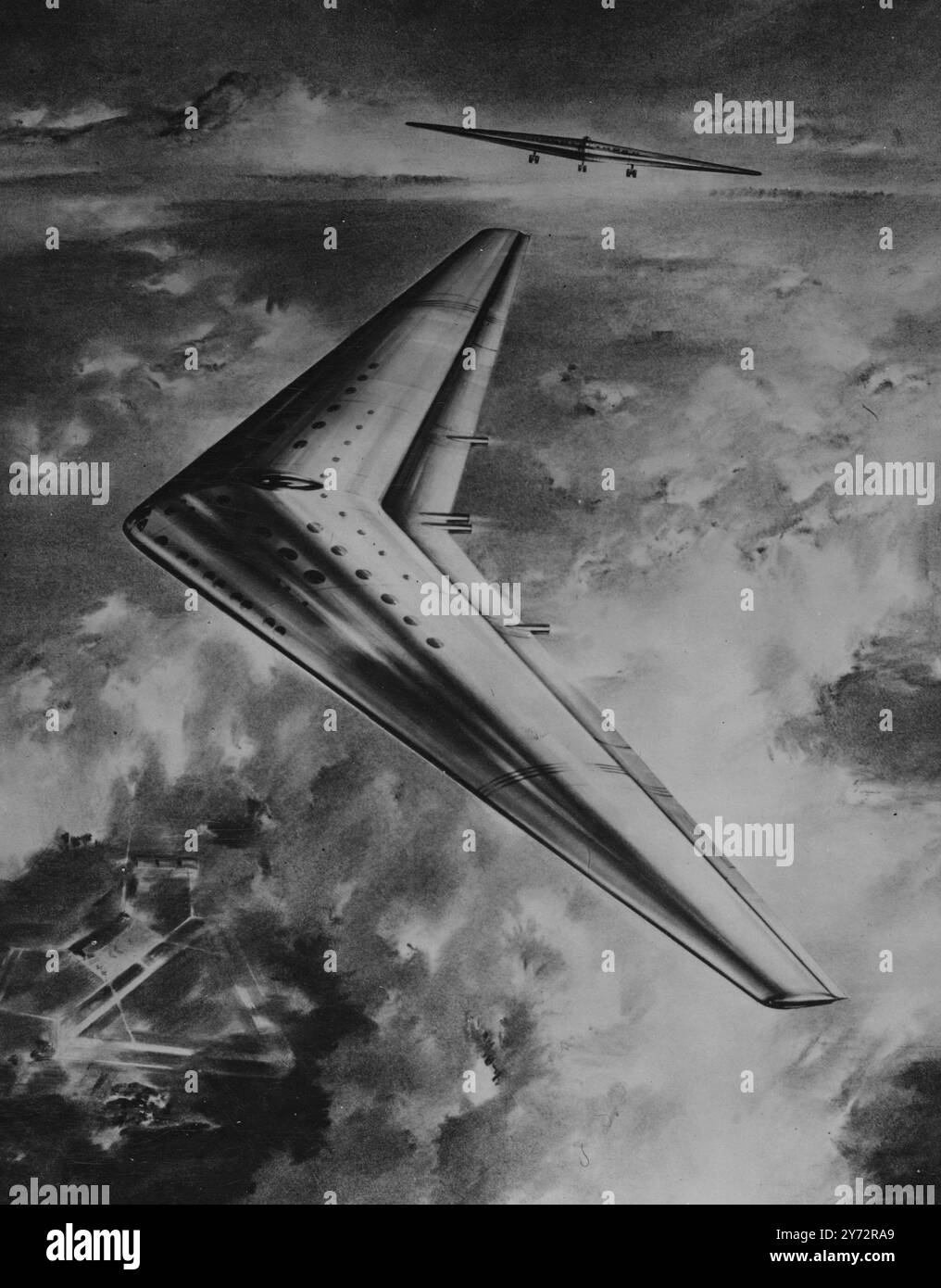 Dear travel of the future. This 200 foot wingspan 'flying wing ...