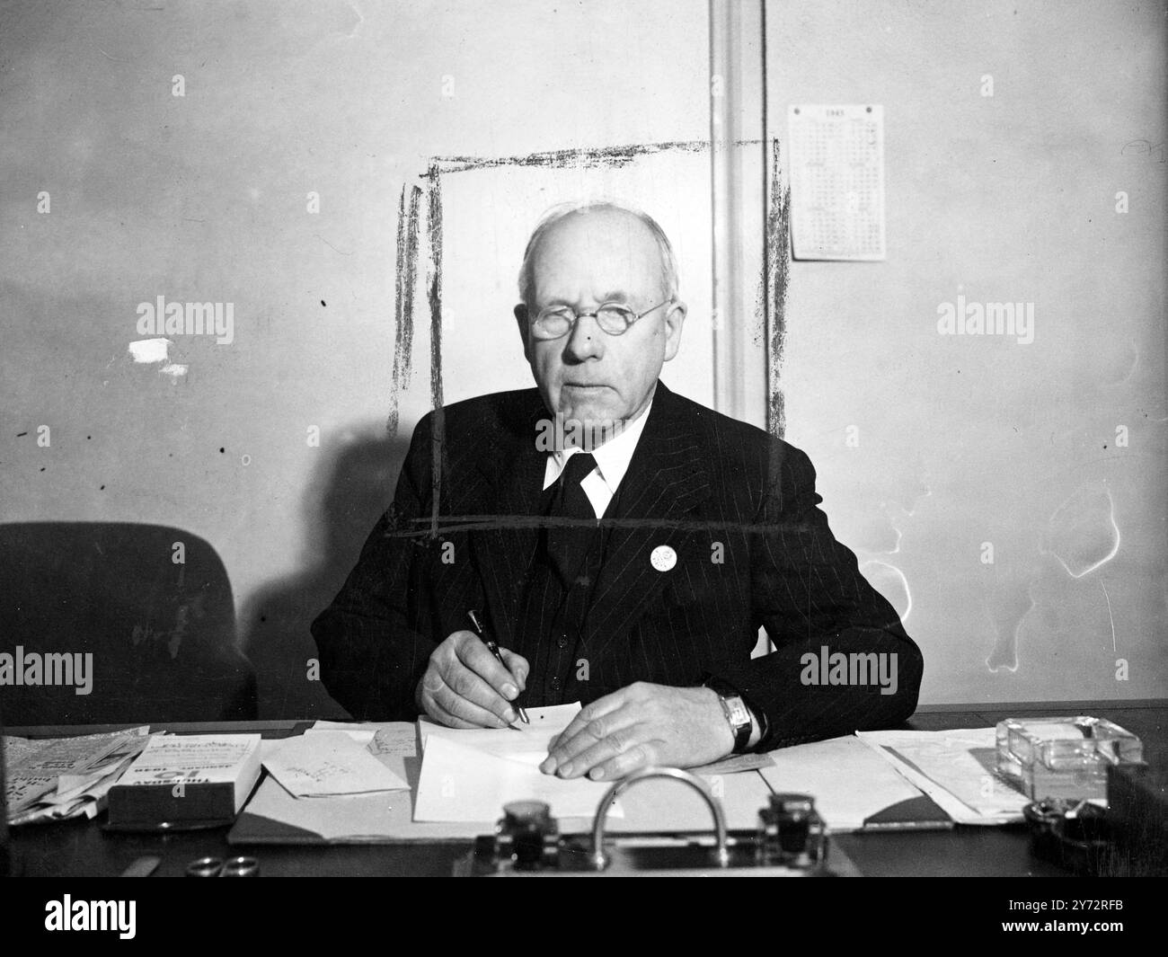 The Rt Hon Peter Fraser, PC, Prime Minister of New Zealand since 1940 ...