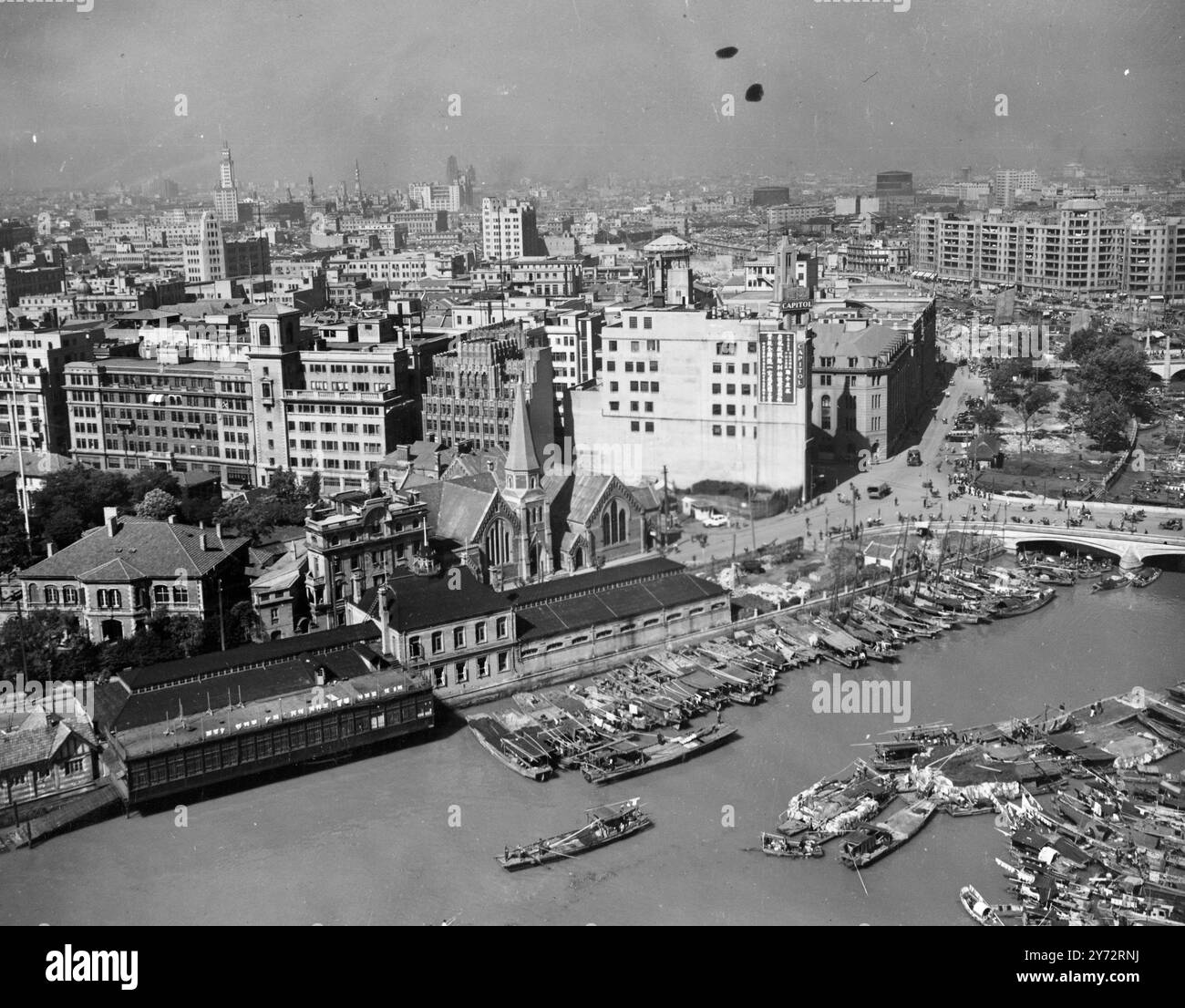 Aerial vantage point Black and White Stock Photos & Images - Alamy