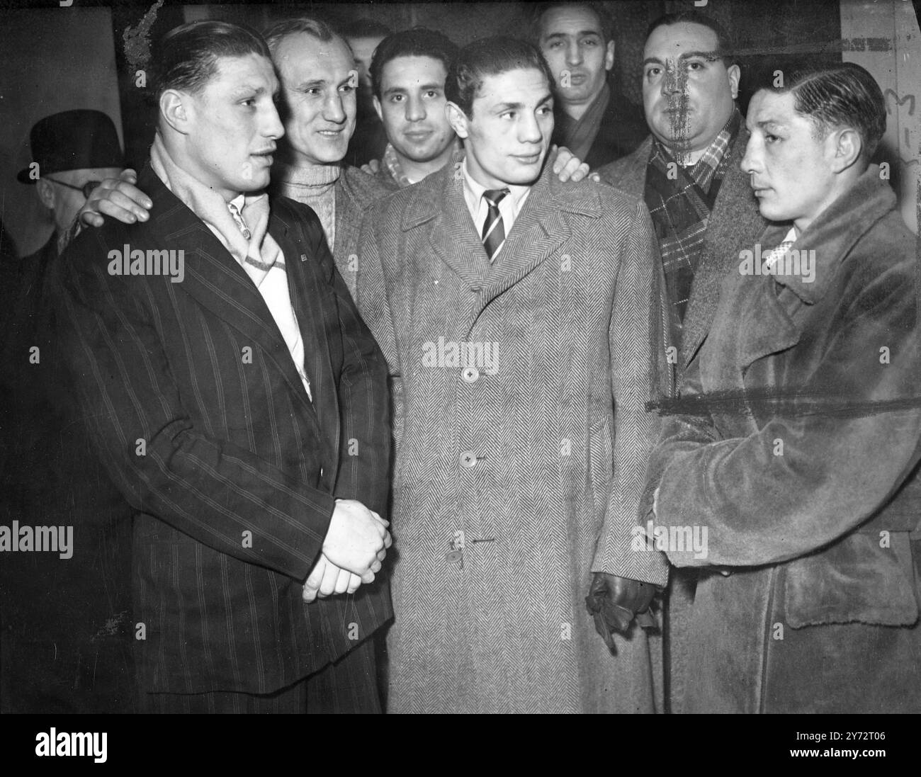 Three famous French boxing brothers left to right: Andre, Emile and ...