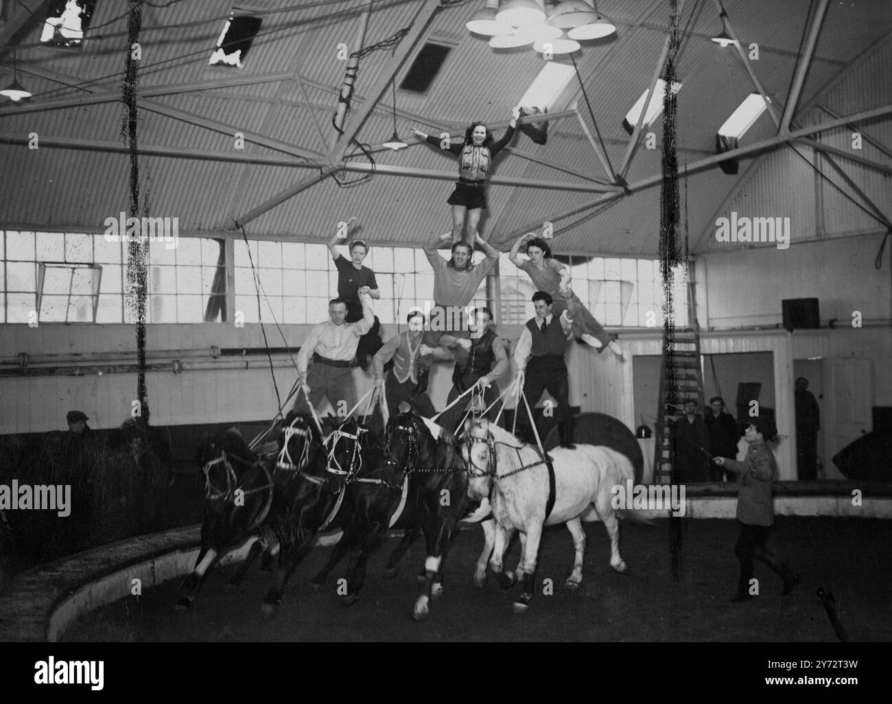 The famous Bertram Mills Circus will leave its training quarters at ...