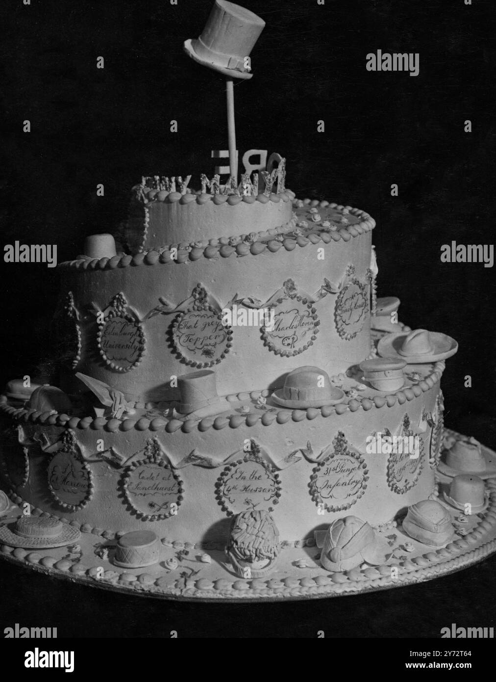 This original birthday cake will appear at Winston Churchill's small ...