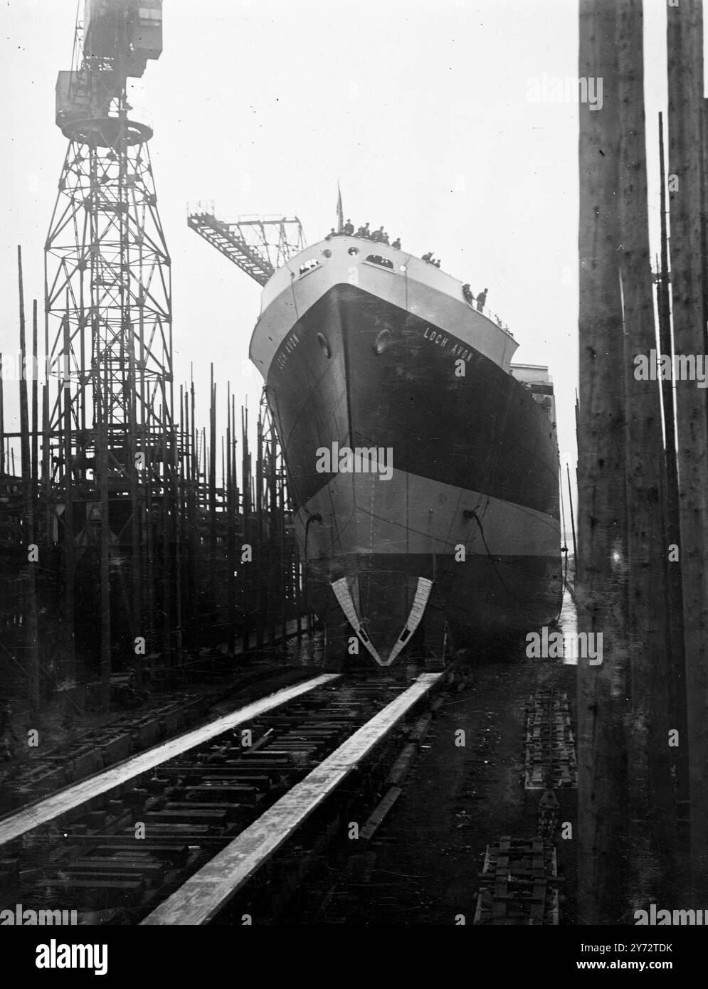 This leadership SS "Loch Avon", the second of two 10,000 t cargo liners ...