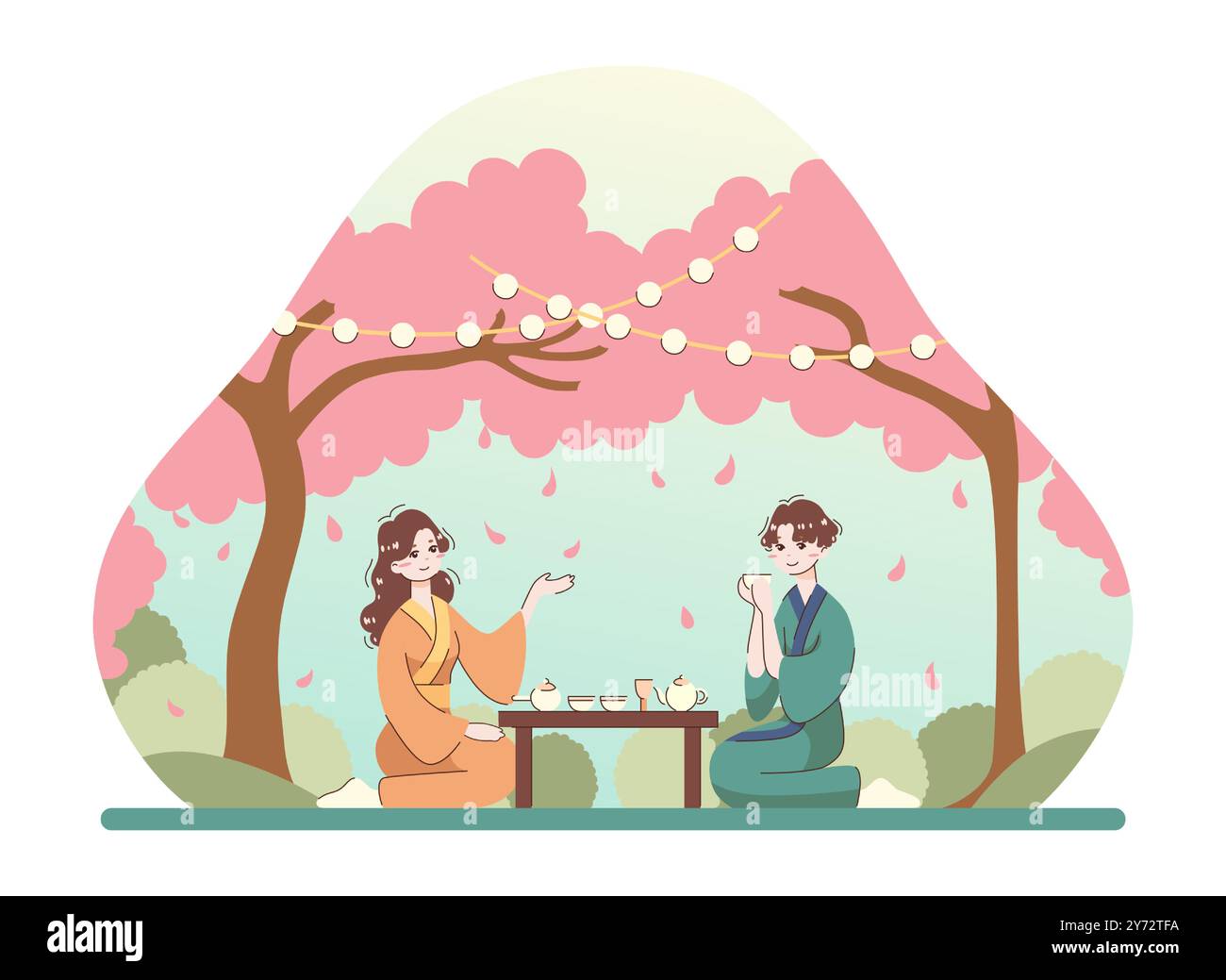 Japanese family together Cut Out Stock Images & Pictures - Alamy