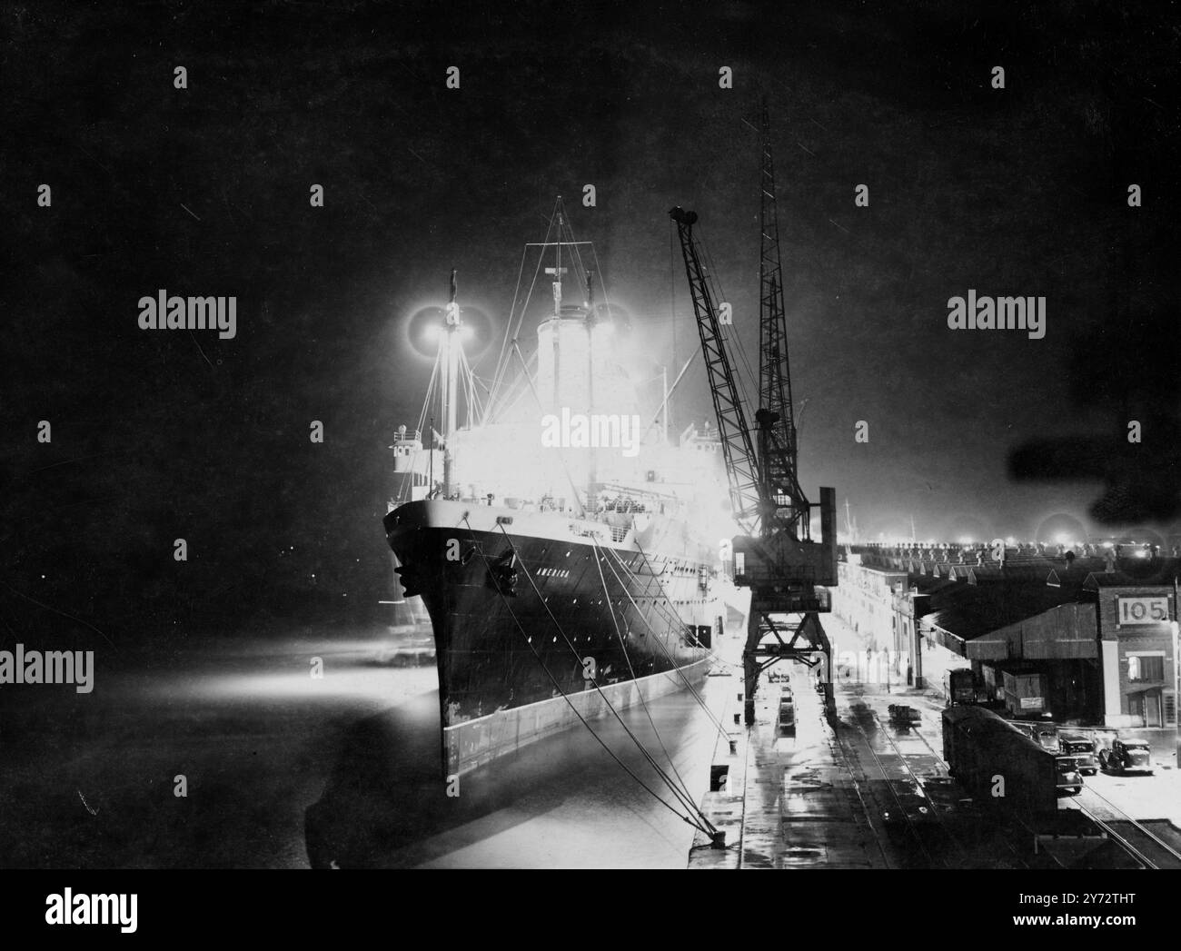 The 26,000 ton liner "America", the largest and fastest ever built in ...