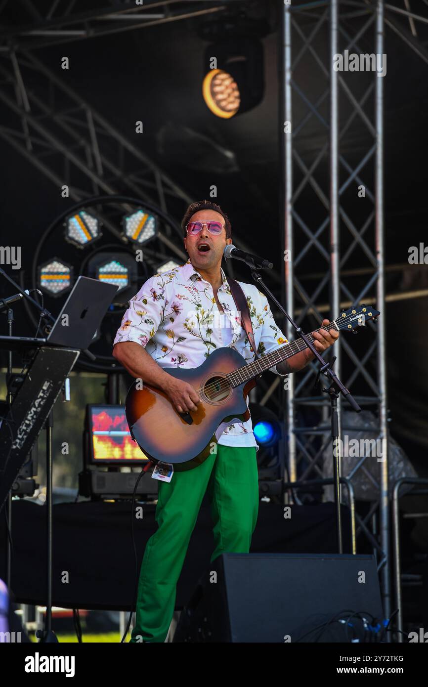 Australian rock musician Jason Singh from the 90's band Taxiride seen ...
