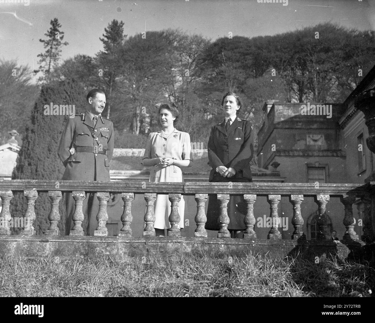 An informal picture of her Royal Highness Princess Elizabeth with Lord ...