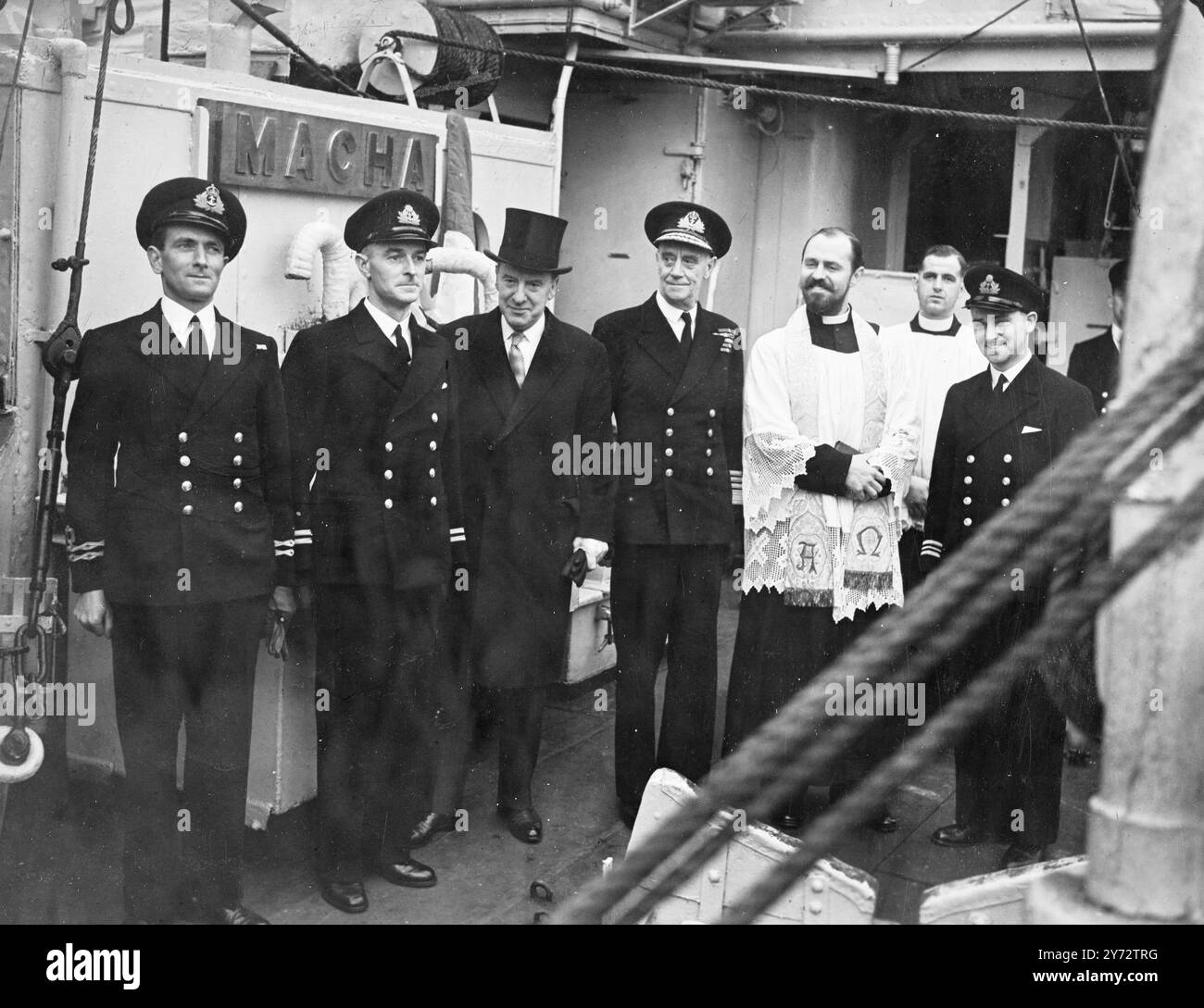 Mr. J. W. Dulanty, High Commissioner for Eire, received the first of ...