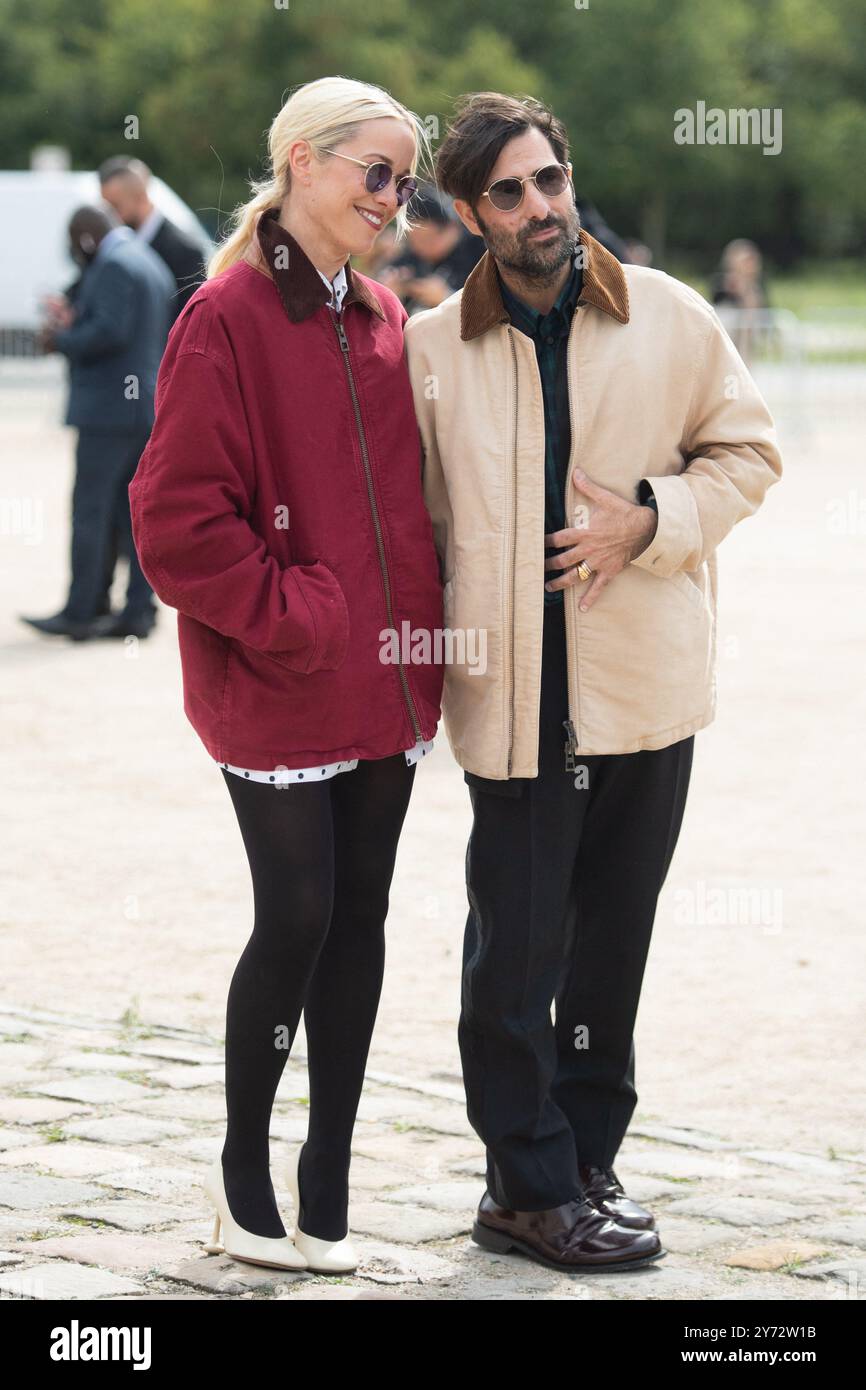 Paris, France. 27th Sep, 2024. Brady Cunningham and Jason Schwartzman ...
