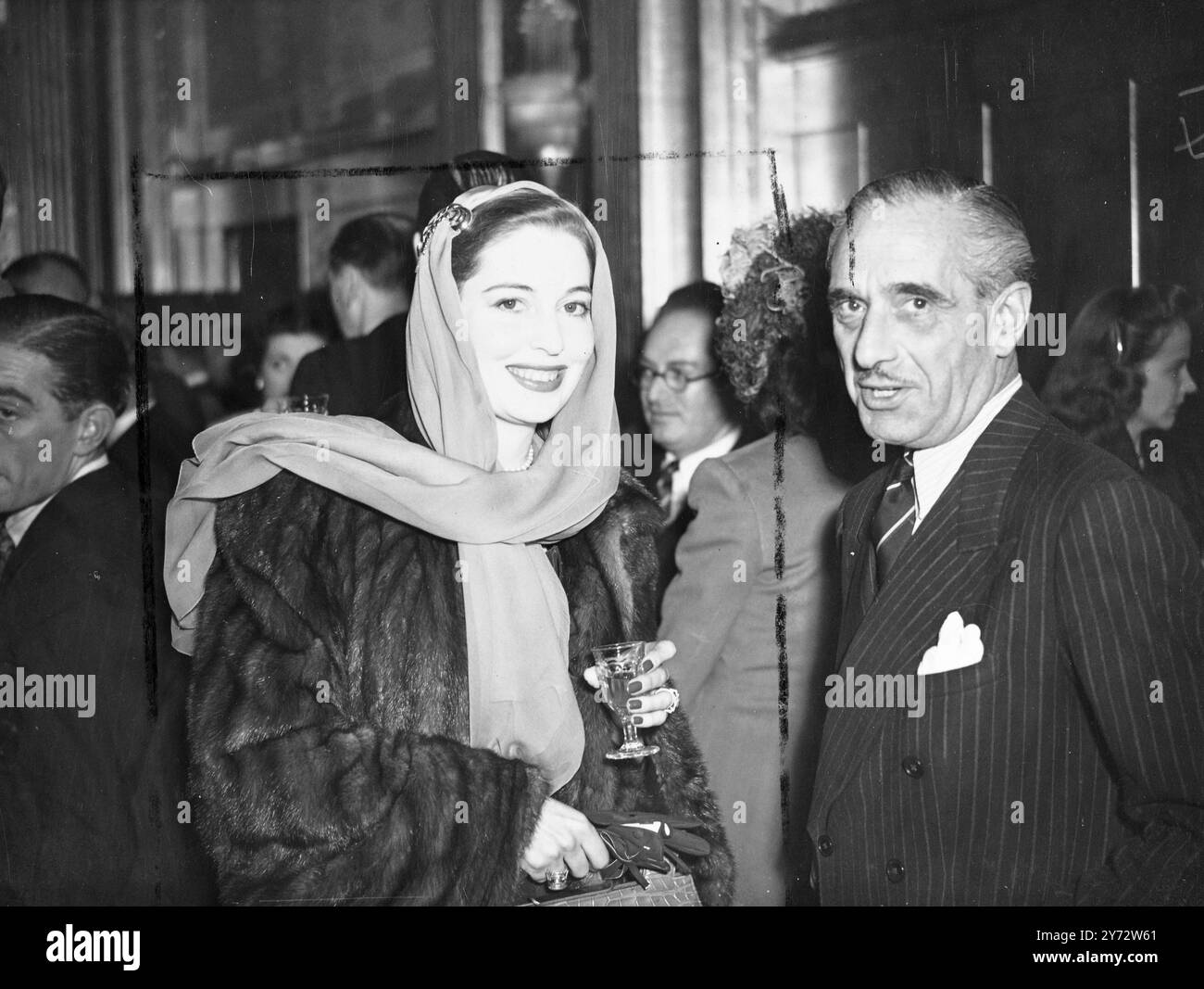 A reception was held at Claridges Hotel, London, for the American and ...