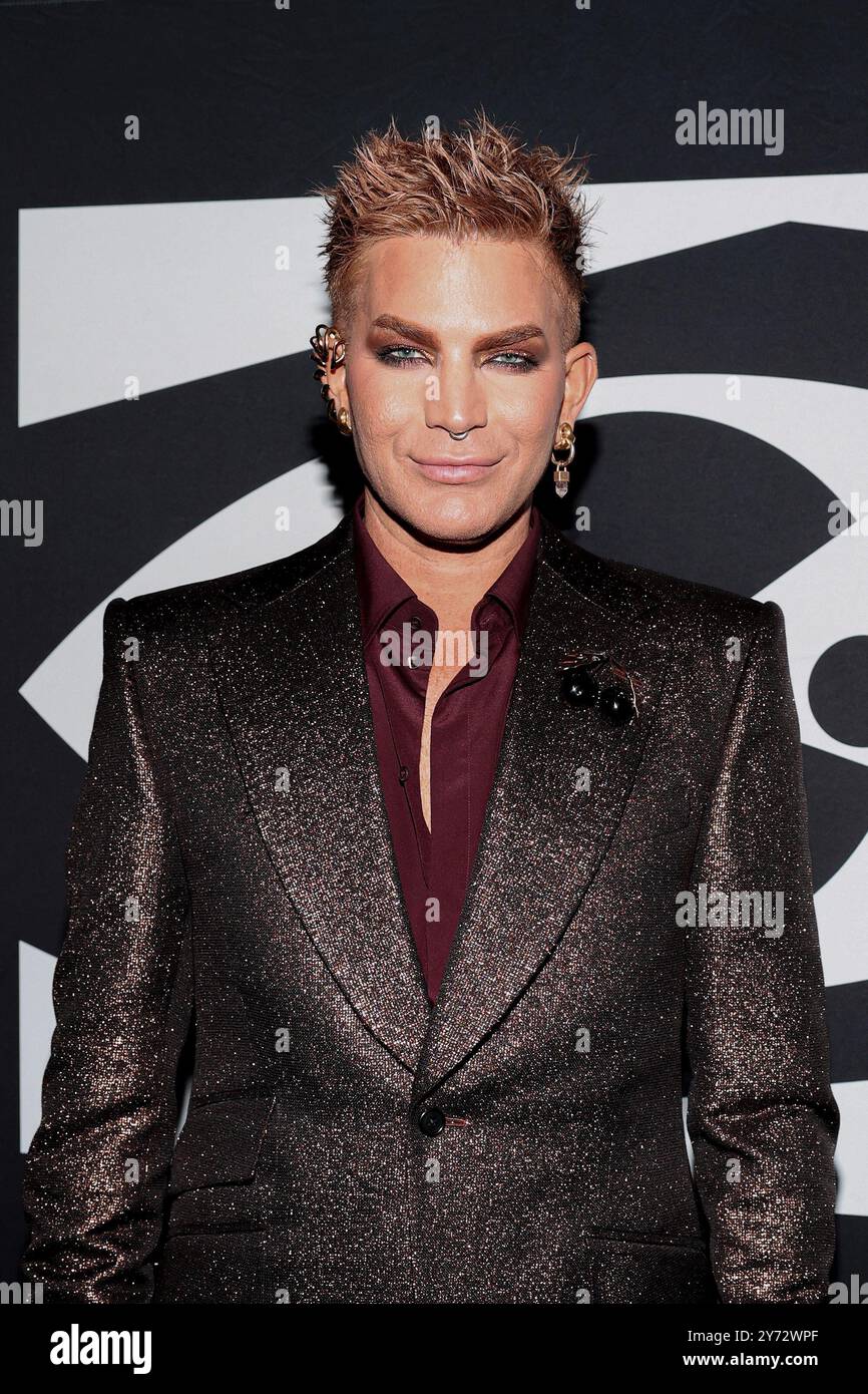 Adam Lambert at the after-party for CABARET AT THE KIT KAT CLUB Gala ...