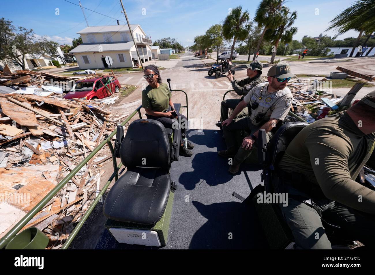 Law enforcement officers from the Florida Fish Wildlife and ...