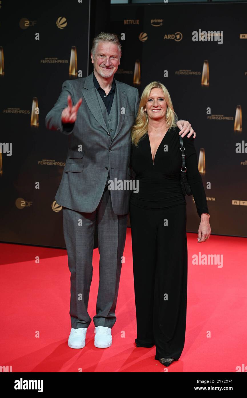 Produzent Michael Souvignier und ARD-Wettermoderatorin Claudia Kleinert ...
