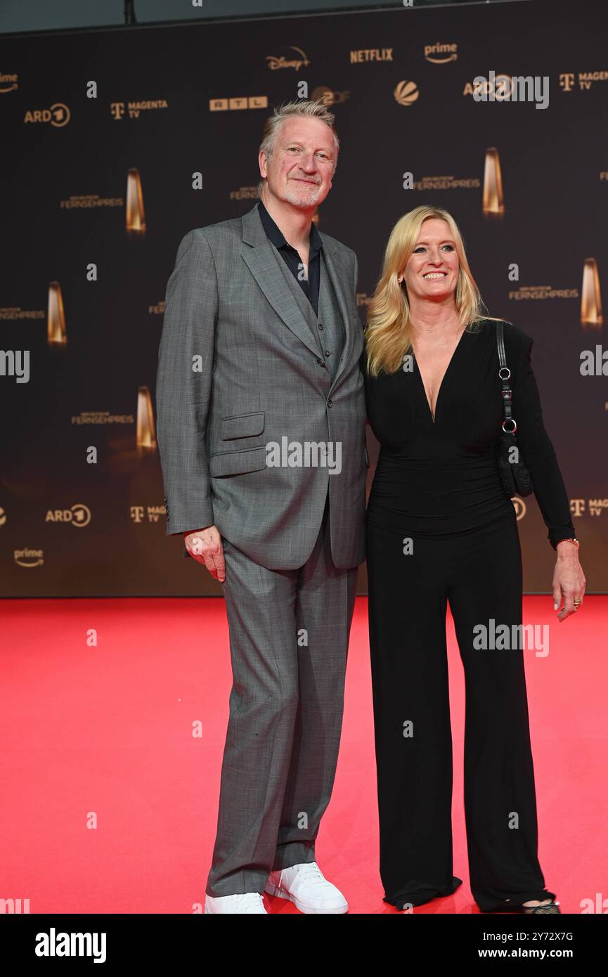 Produzent Michael Souvignier und ARD-Wettermoderatorin Claudia Kleinert ...