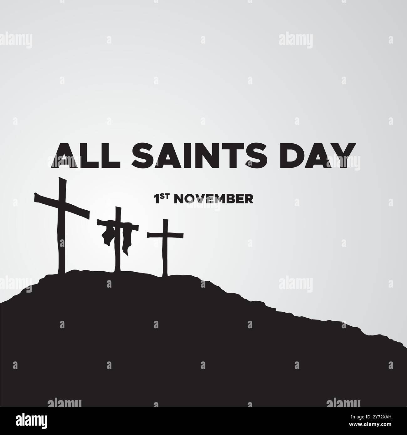 All Saints’ Day, 1st November All Saints’ Day, stock illustration ...