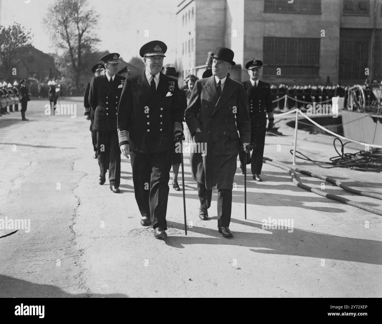 At a ceremony in the Royal Naval Dockyard at Chatham today the British ...