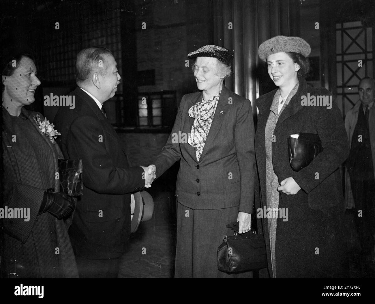 Lady Cripps, president of British United states to China, her daughter ...